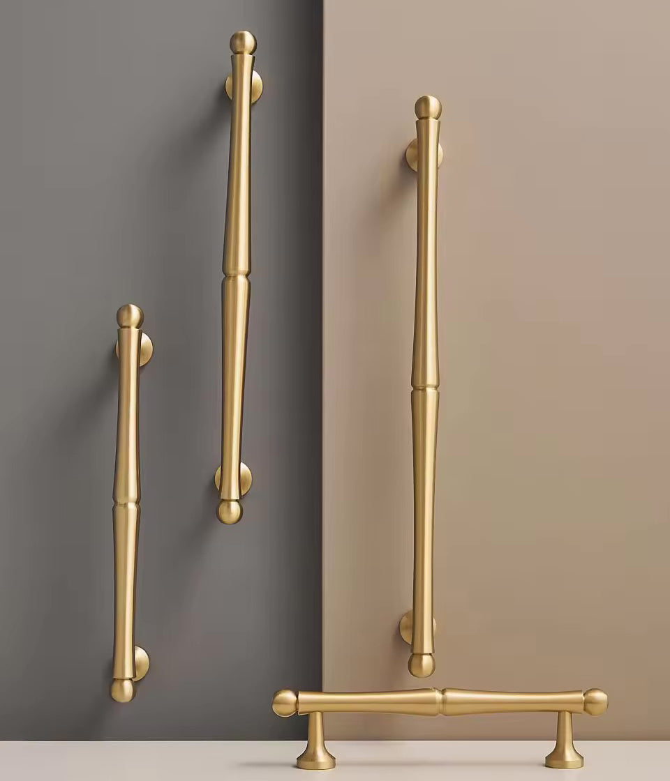 Avery - Premium Solid Brass Gold Cabinet Handle. – Bespoke Handles